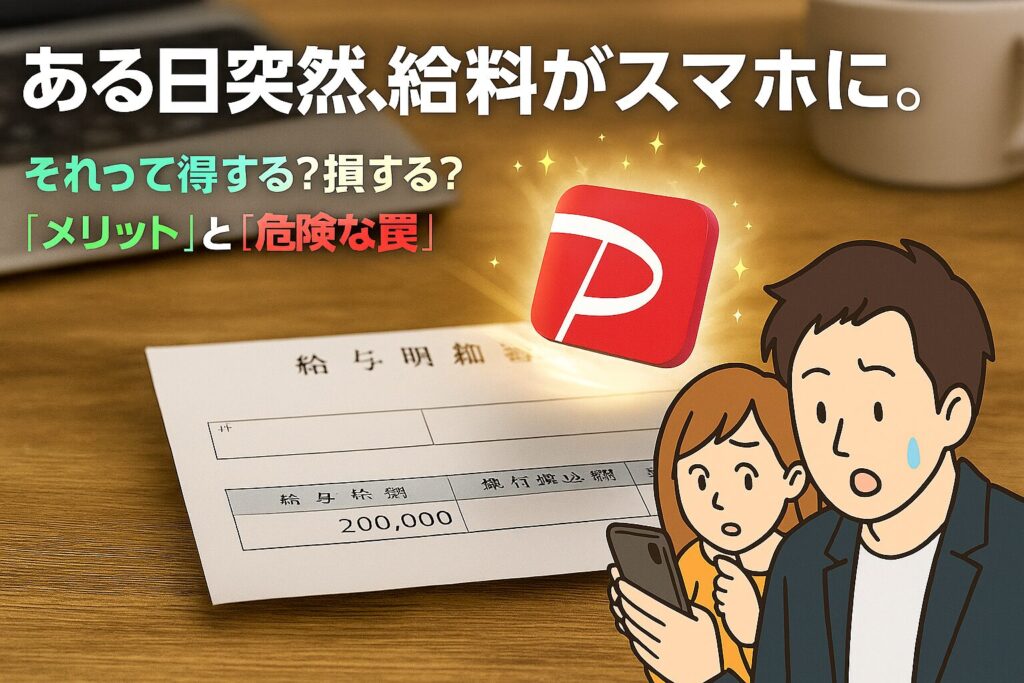 【知らないと損】給料がPayPay払いに？2026年からの「デジタル給与」メリットと危険な罠を徹底解説